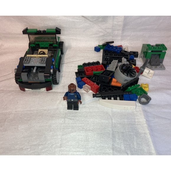 Lego | Toys | Lego Nick Fury Minifigure W Shield Car 7604 Marvel ...